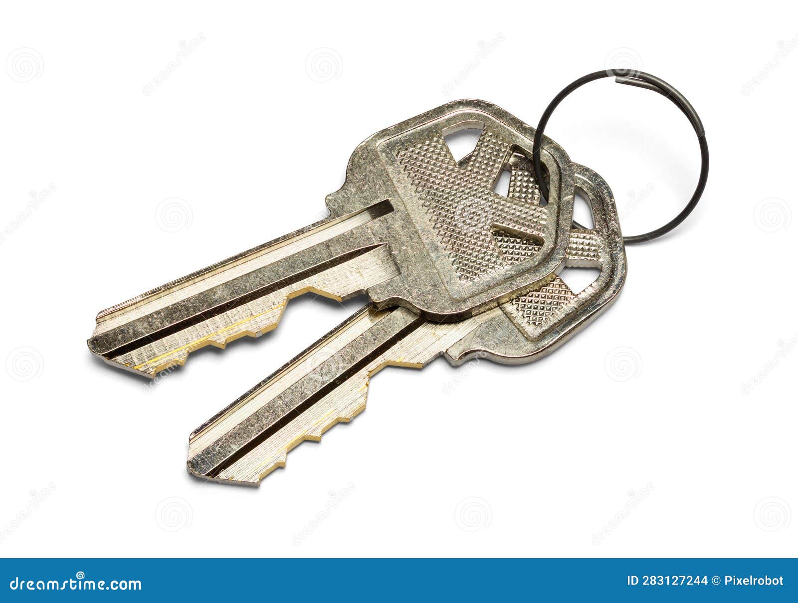 House Keys stock photo. Image of metal, home, flat, silver - 283127244