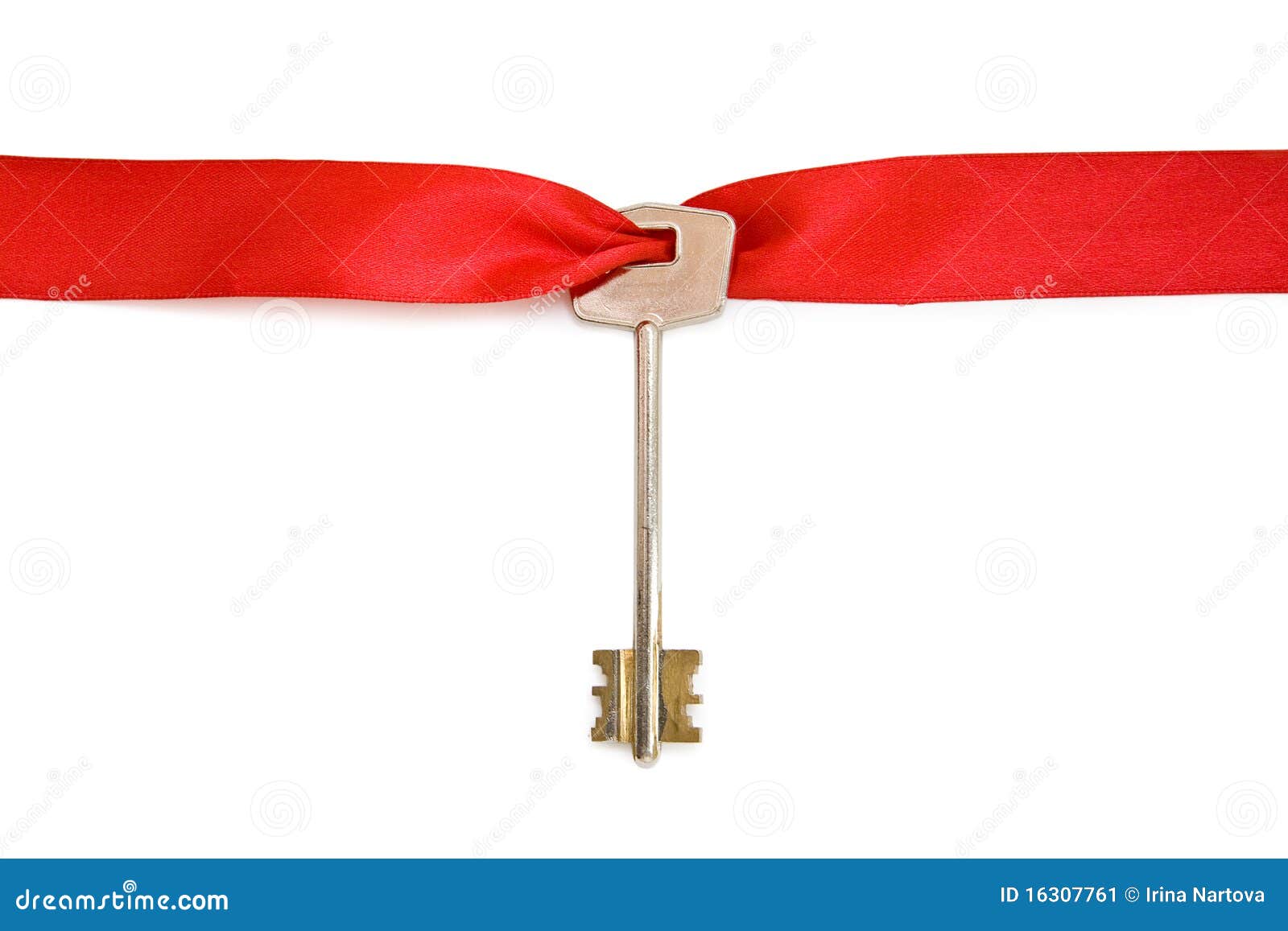 House keys with red ribbon stock image. Image of tape - 16307761