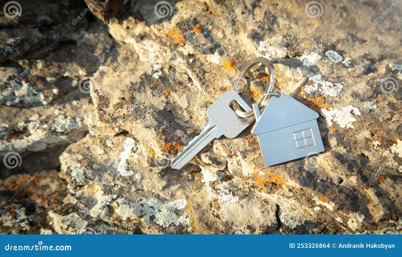 House Keys on Stone Background Stock Photo - Image of metal, chain ...
