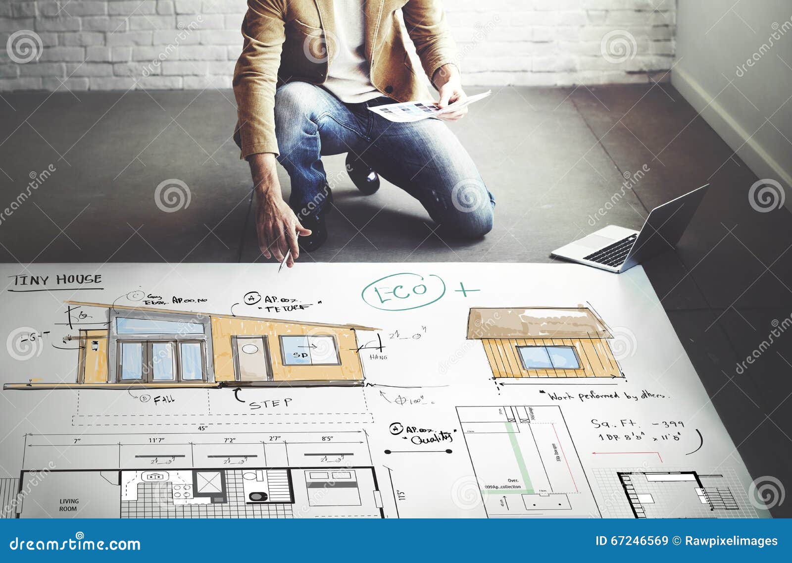 House Layout Floor Plan Blueprint Sketch Concept Stock Image - Image of ...