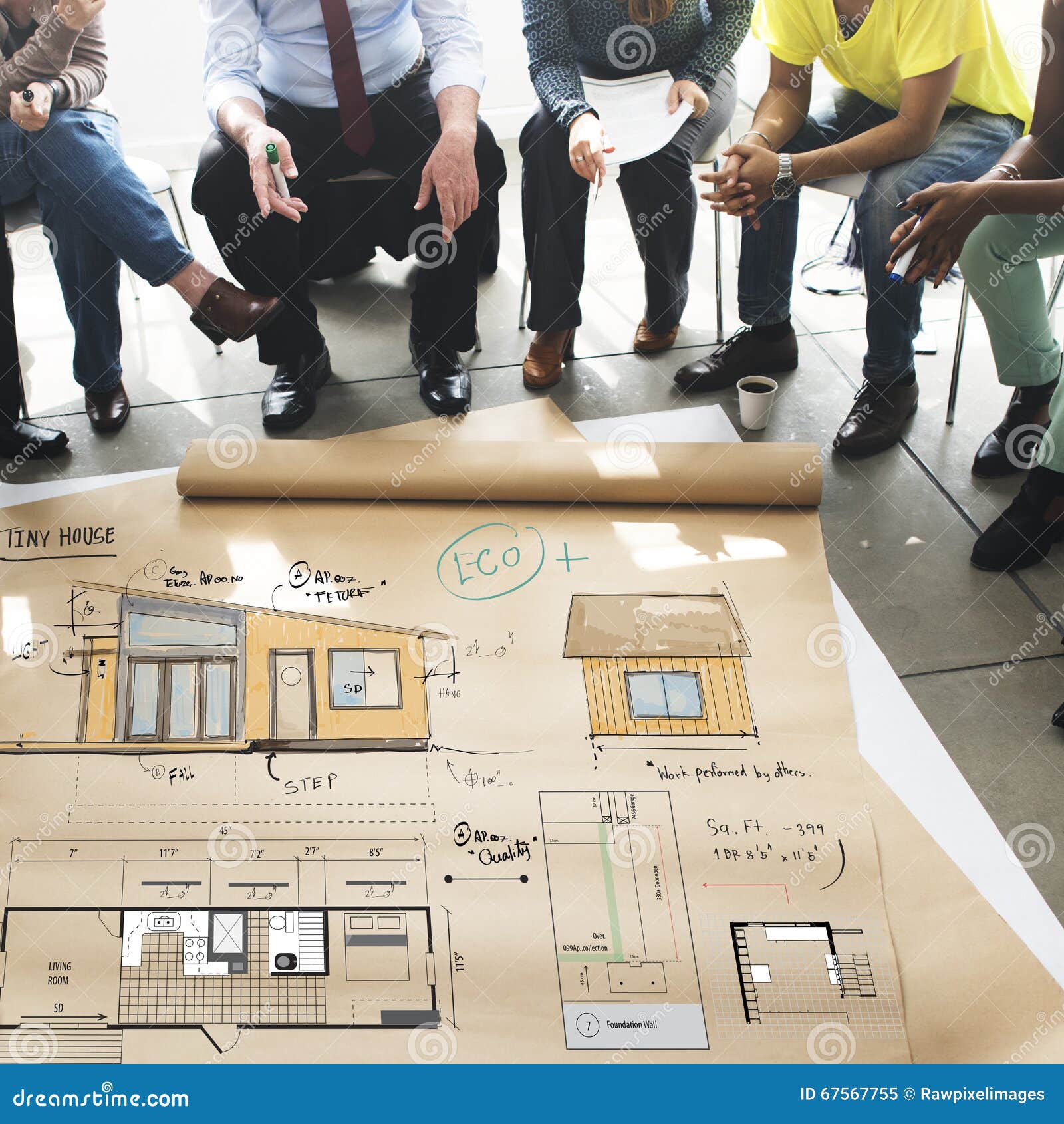 House Layout Floorplan Blueprint Sketch Concept Royalty-Free Stock ...
