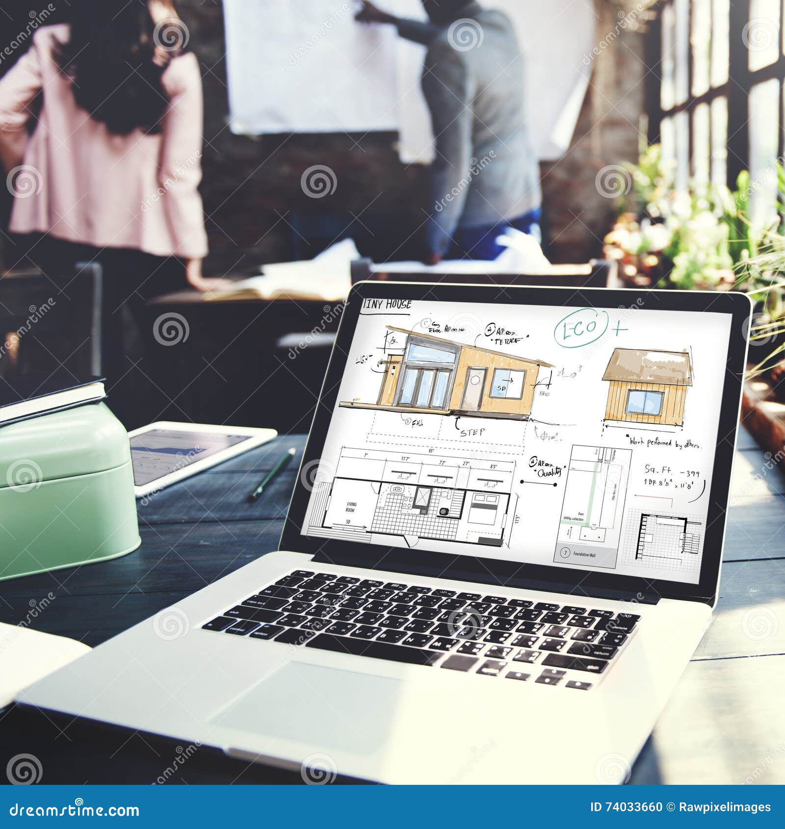 House Layout Floorplan Blueprint Sketch Concept Stock Photo - Image of ...