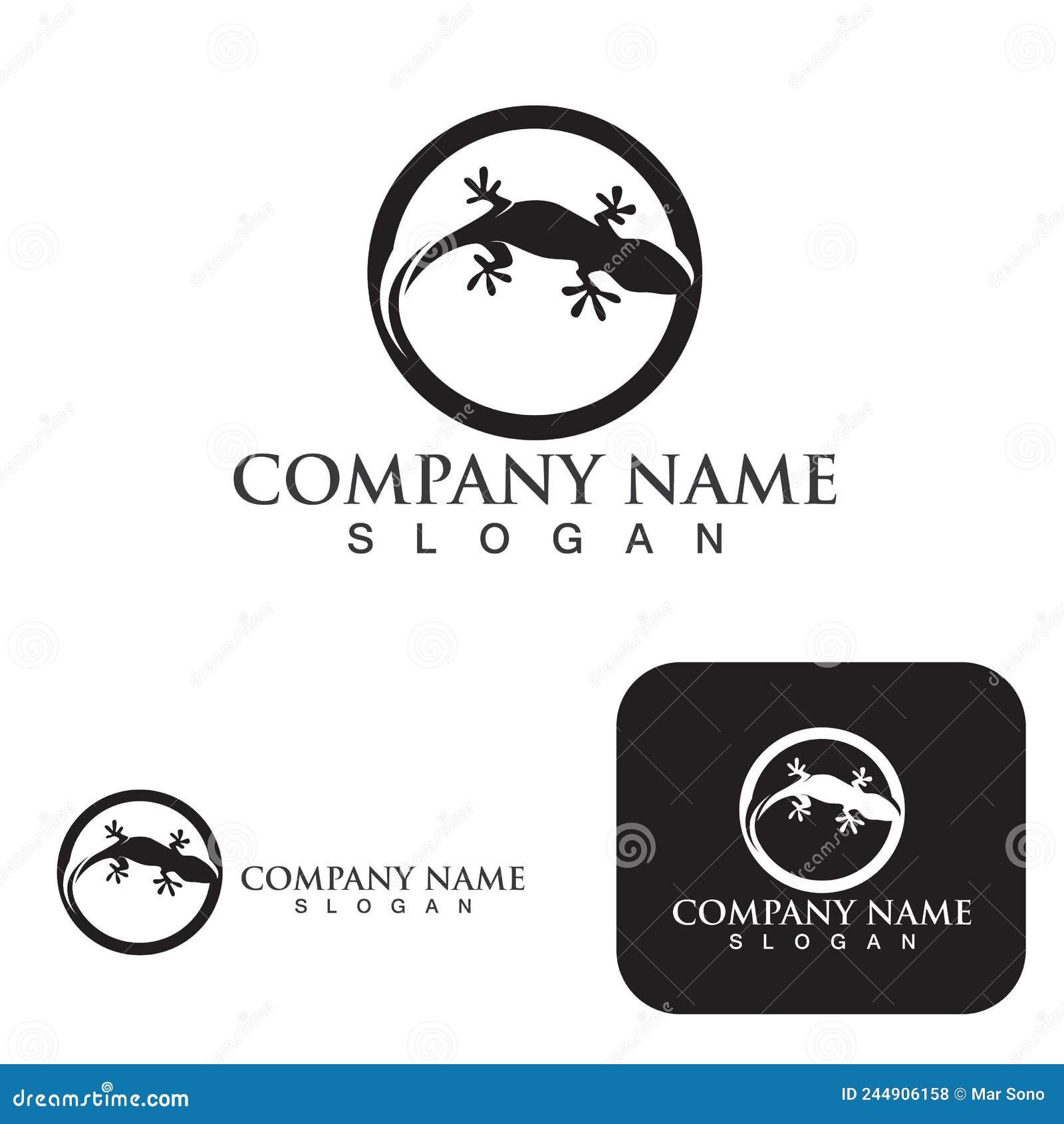 House Lizard Vector Print Template Stock Vector - Illustration of ...