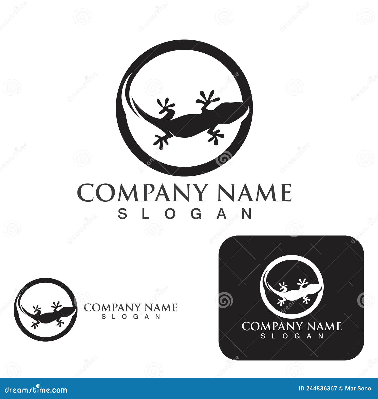 House Lizard Vector Print Template Stock Vector - Illustration of ...