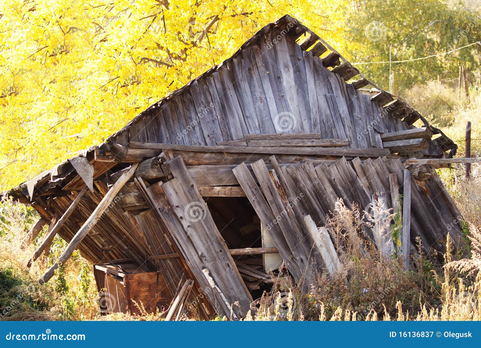 House Log Board Destruction Stock Image - Image of falling, ruins: 16136837
