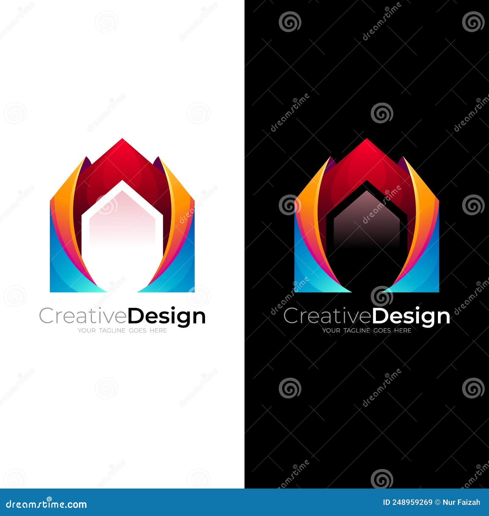 Set Of Building Logos. Cartoon Vector | CartoonDealer.com #6989843