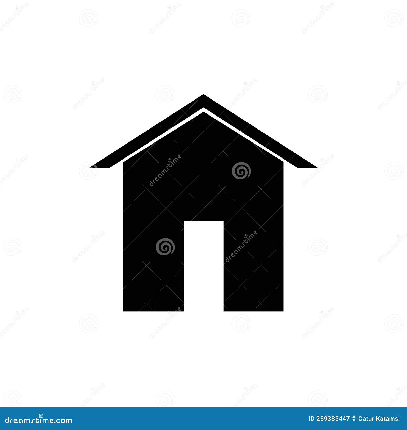 House logo design template stock illustration. Illustration of door ...