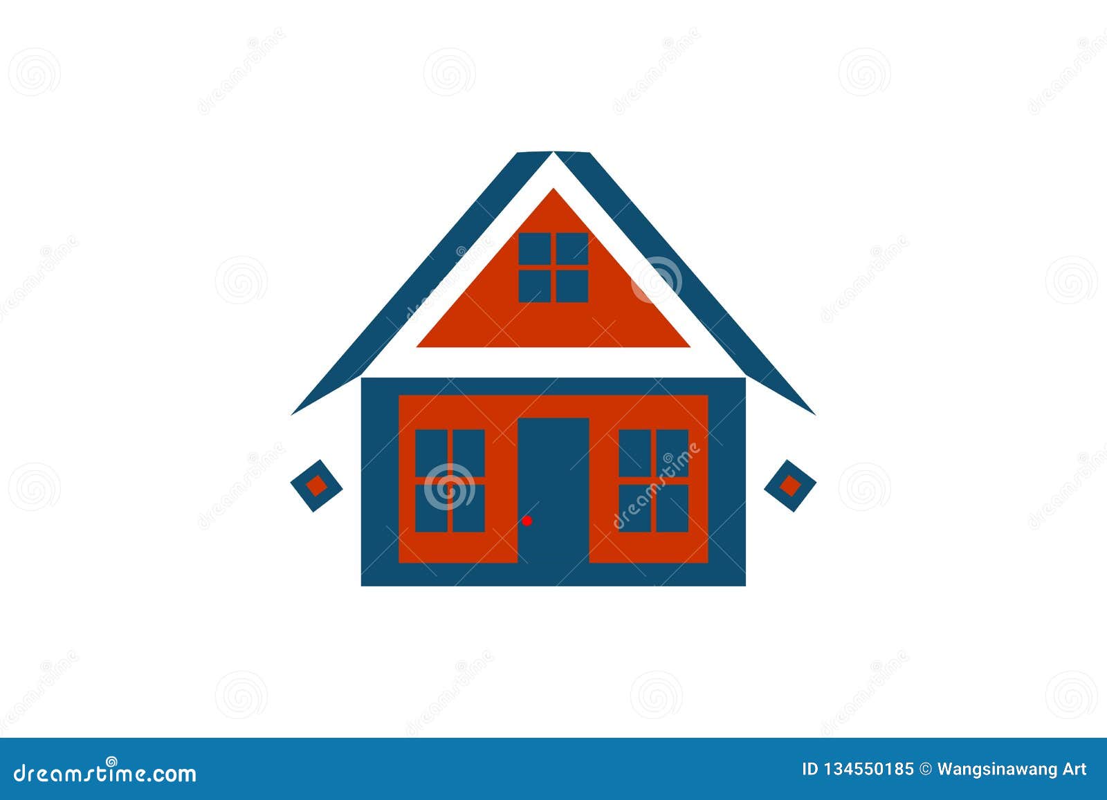 House Logo Designs Inspiration Isolated on White Background. Stock ...