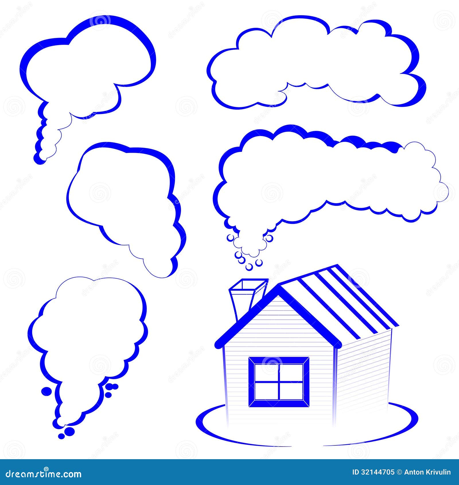 Chimney Smoke Cloud Clipart