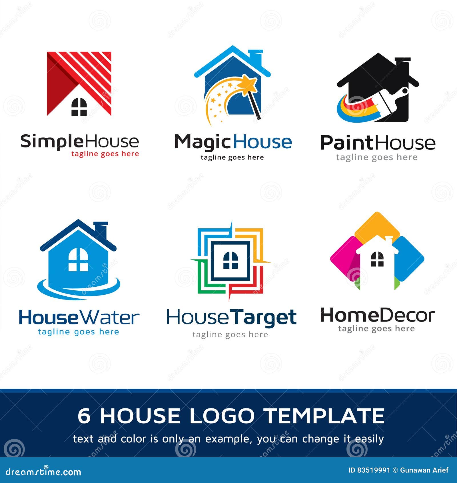 House Logo Template Design Vector Stock Vector - Illustration of ...