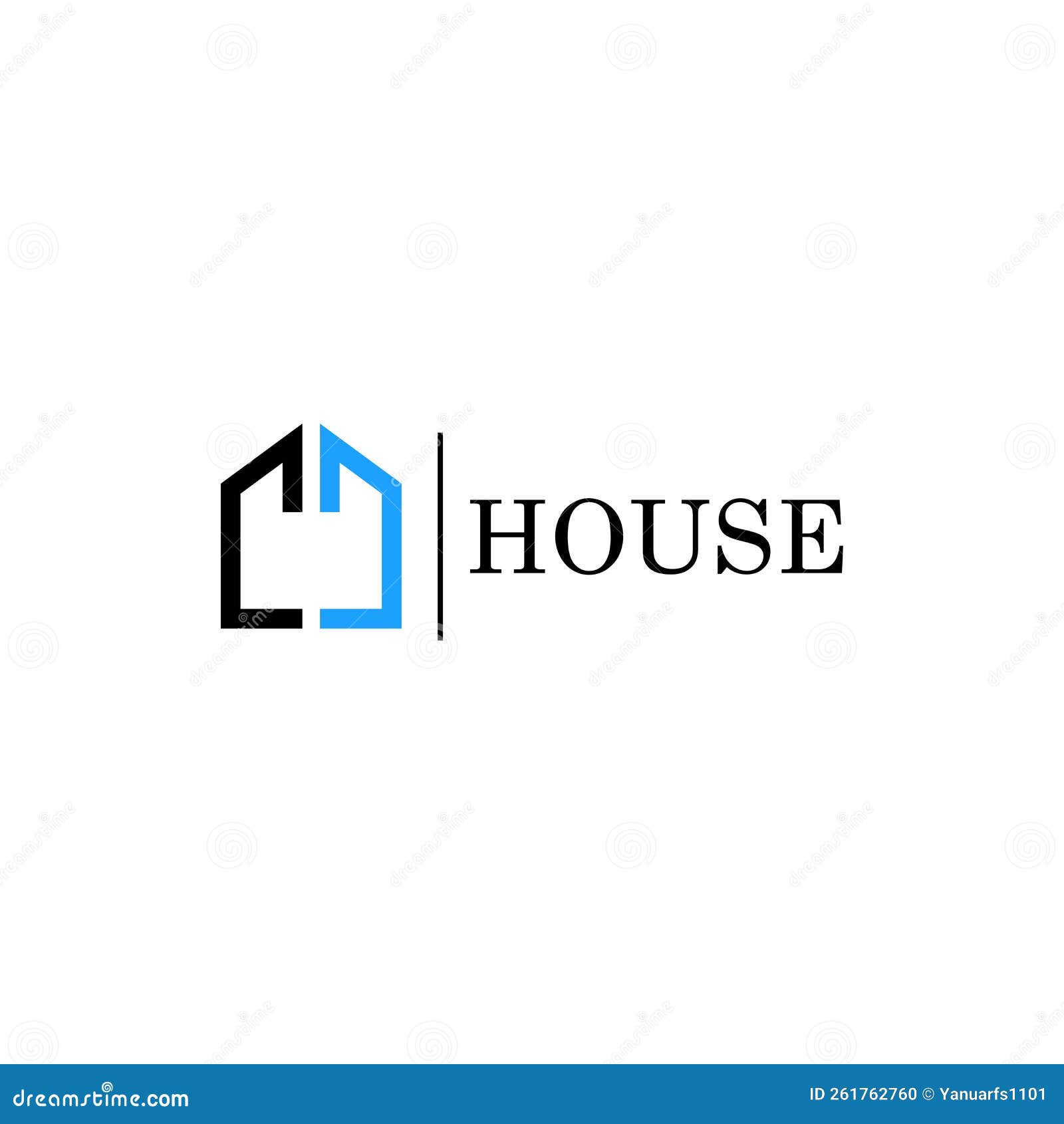 House Logo Template Vector Isolated in White Background Stock ...
