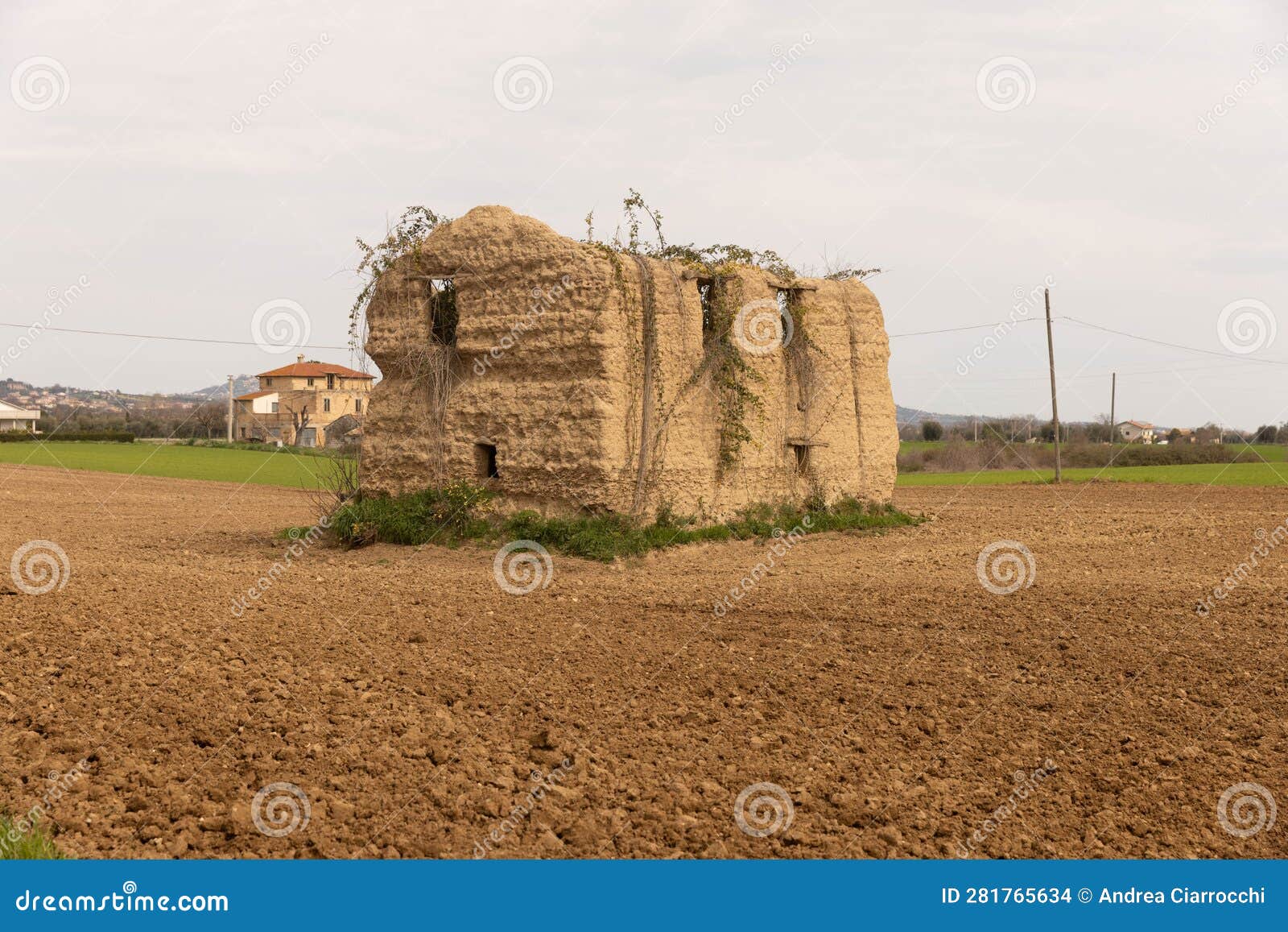House made of mud stock photo. Image of agriculture - 281765634