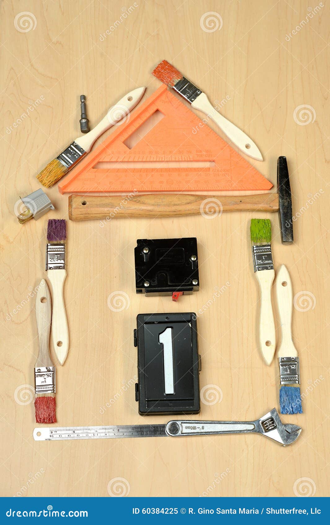 House Made Out of Tools stock image. Image of design - 60384225