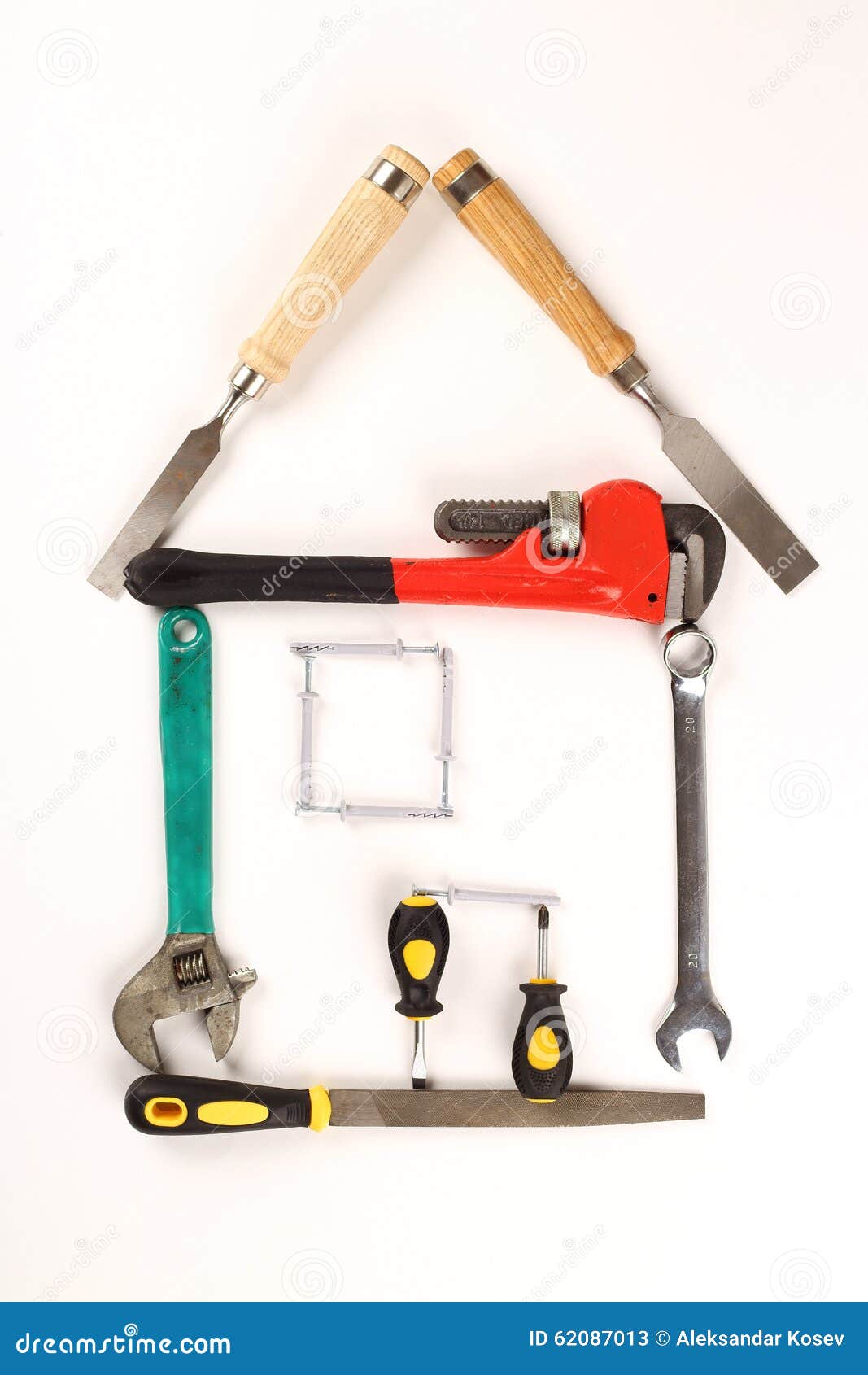 House made out of tools stock image. Image of design - 62087013