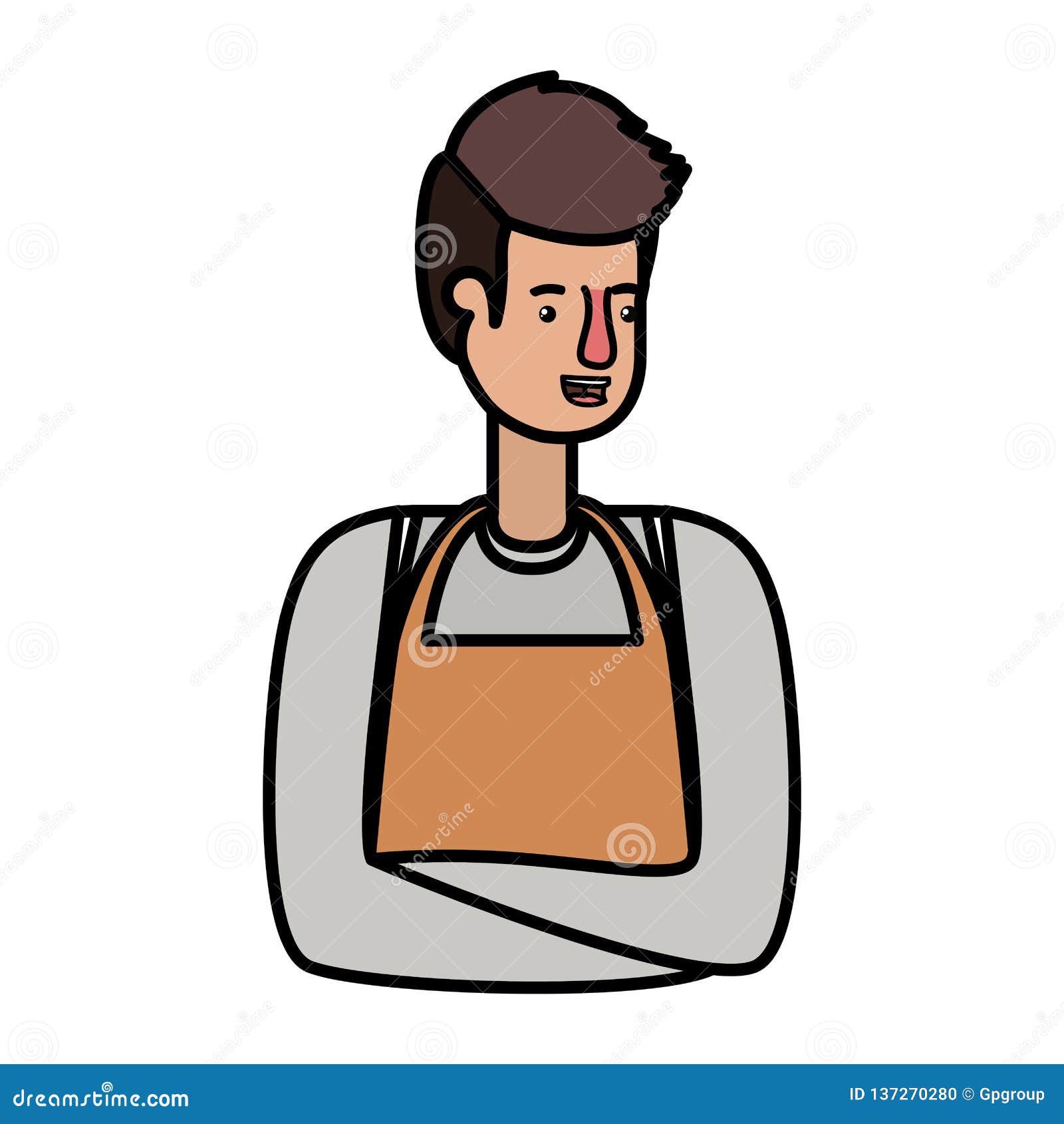 House Man Cleaning Avatar Character Stock Vector - Illustration of ...