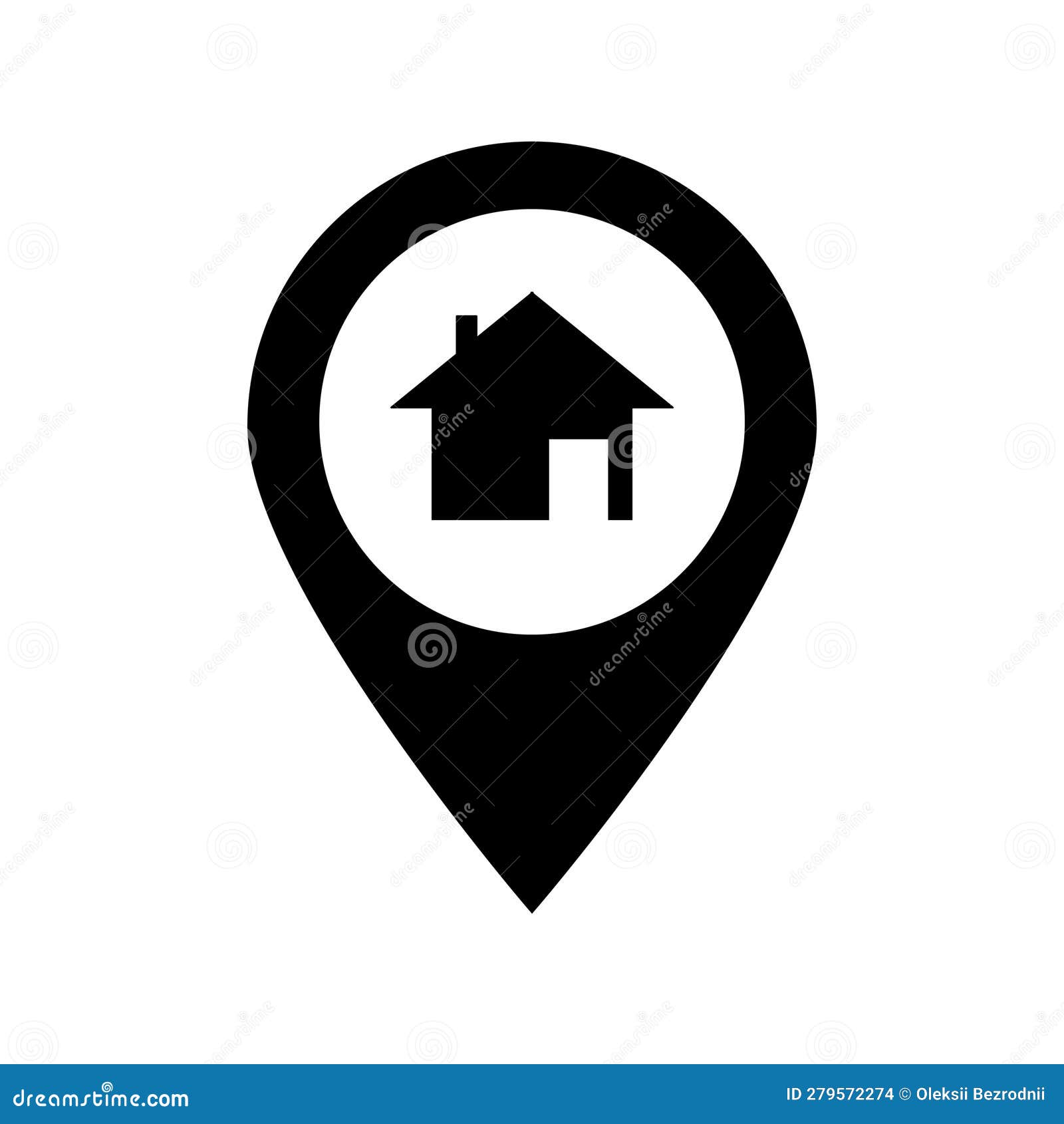 House Map Pin Home Vector Map Pointer Stock Illustration - Illustration ...