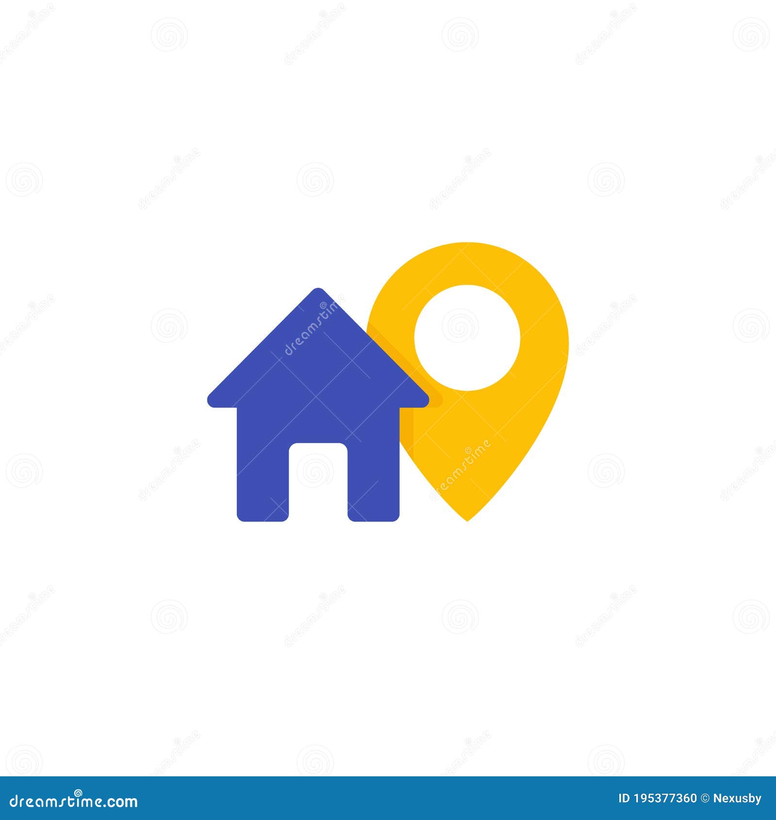 House and Mark Icon, Vector Stock Vector - Illustration of mark, sale ...