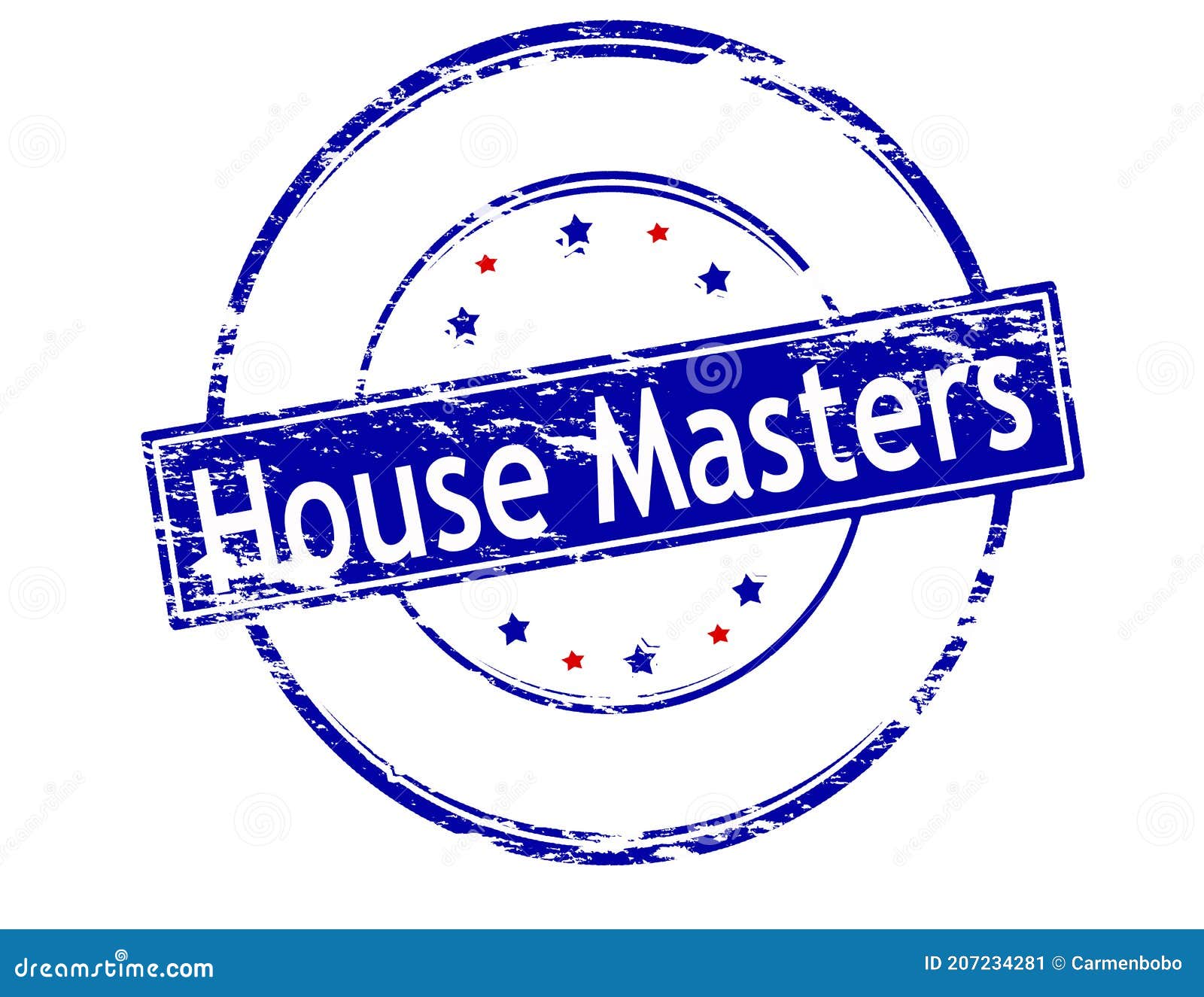 Stamp with Text House Masters Stock Vector - Illustration of abode ...