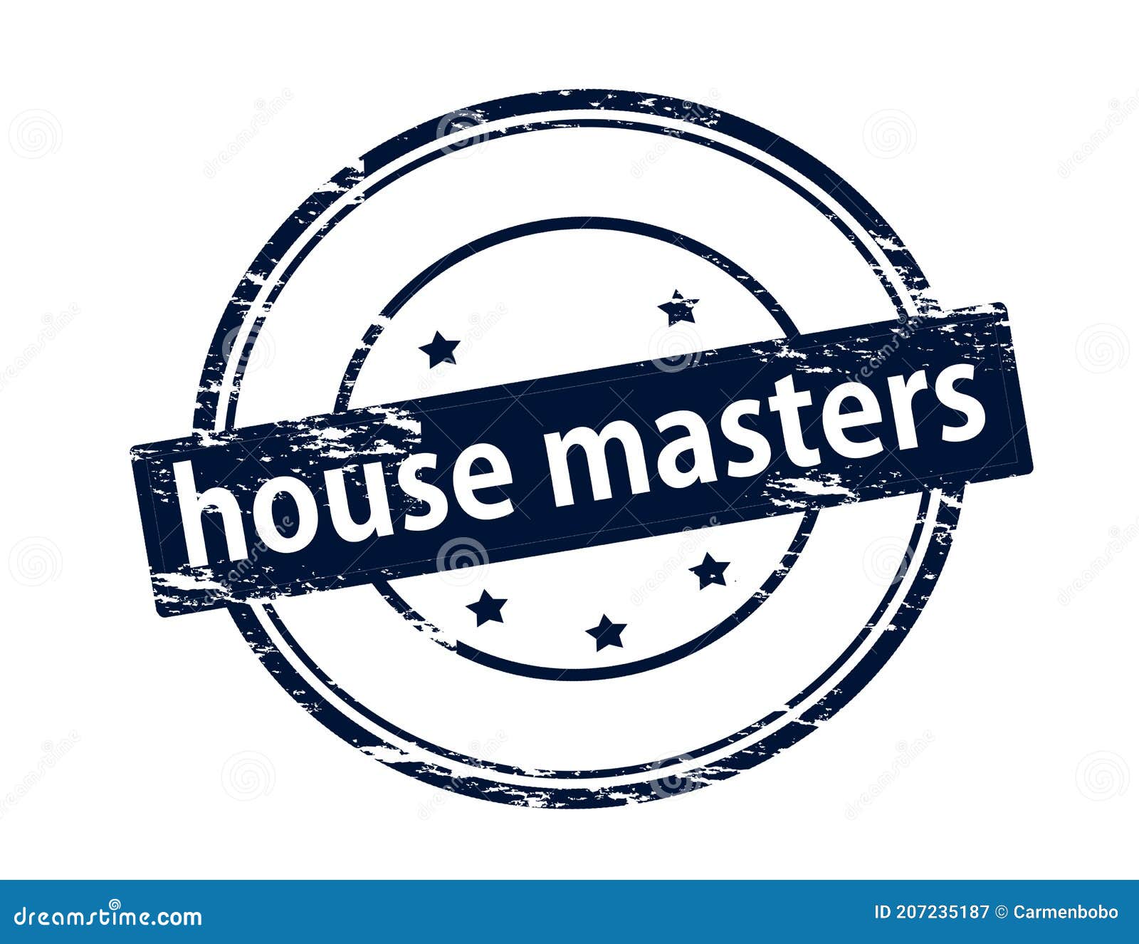 Stamp with Text House Masters Stock Vector - Illustration of housing ...