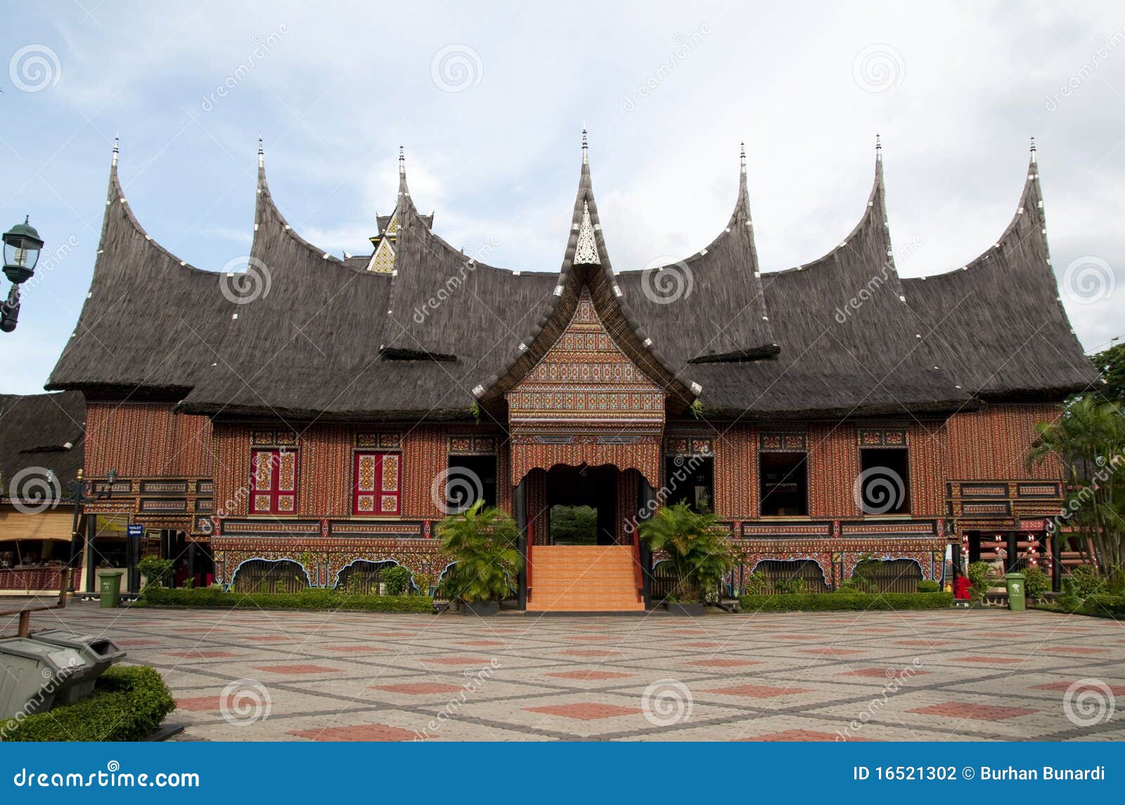 House of Minangkabau stock photo. Image of tribes, tropics - 16521302