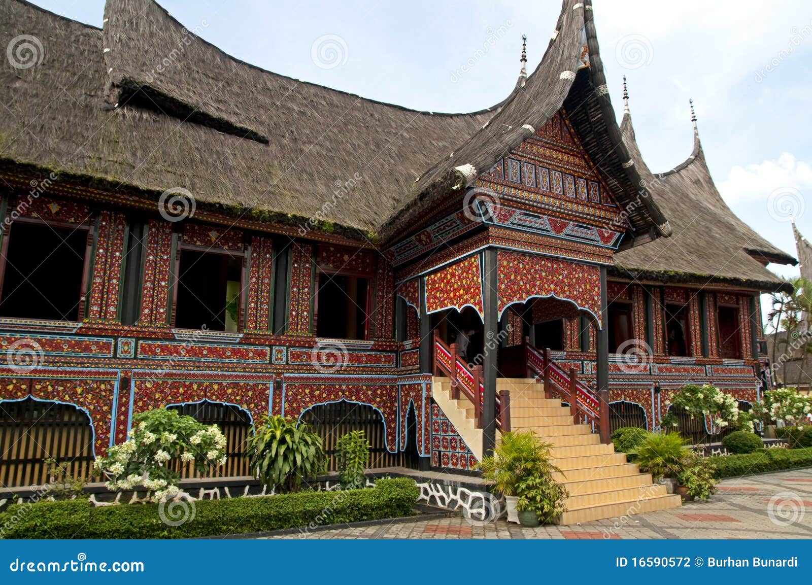 House of Minangkabau stock photo. Image of west, sumatra - 16590572