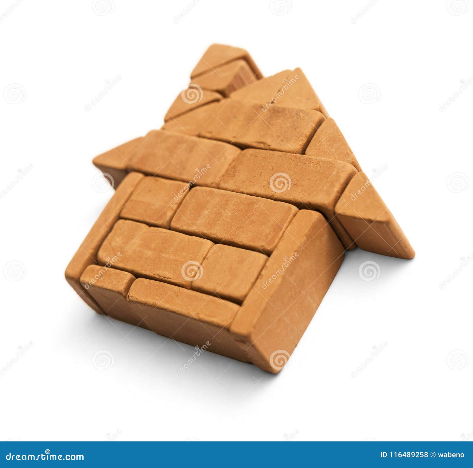House of mini bricks stock photo. Image of natural, playing - 116489258