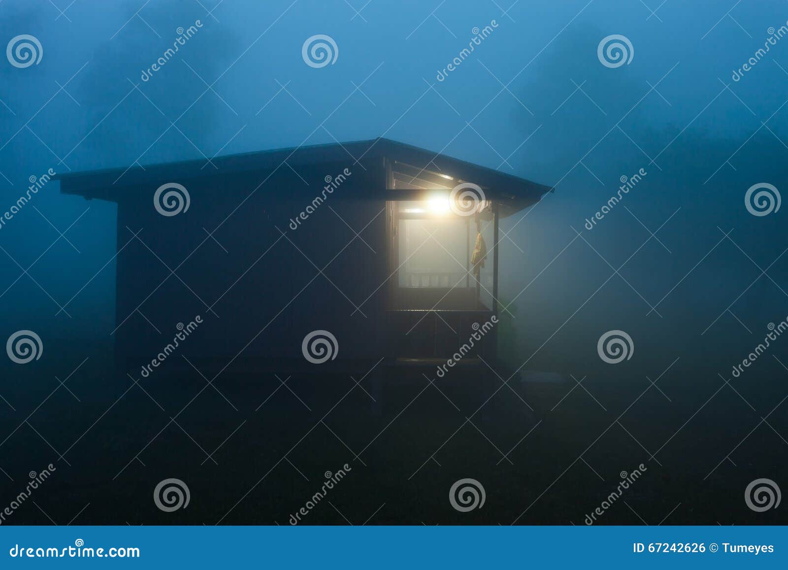House in the Mist stock photo. Image of ancient, rural - 67242626