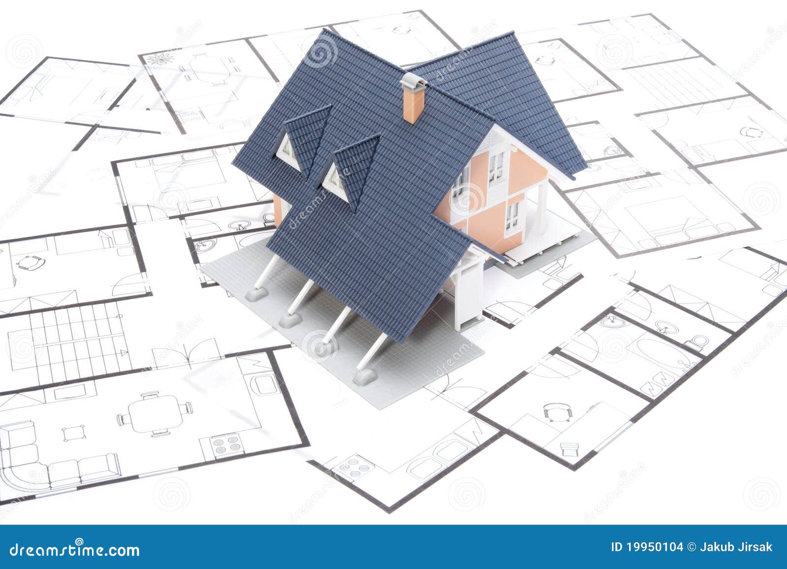 House model stock photo. Image of home, white, residence - 19950104