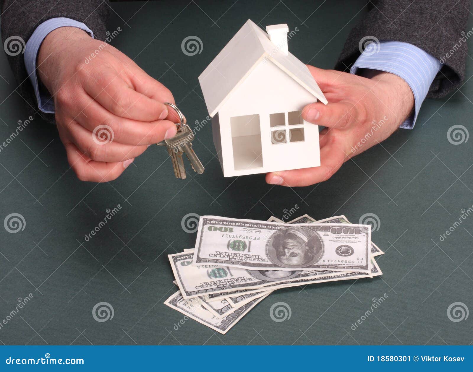House and money stock image. Image of closeup, rent, cash - 18580301