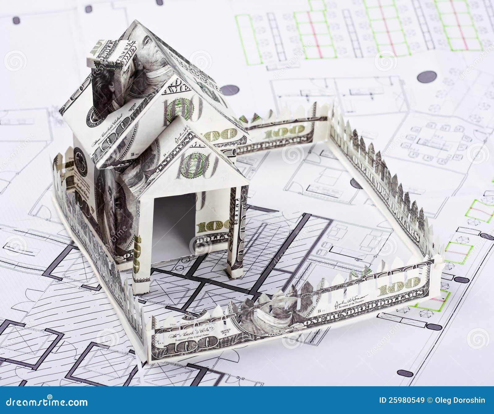 House of the money stock image. Image of architect, contractor - 25980549