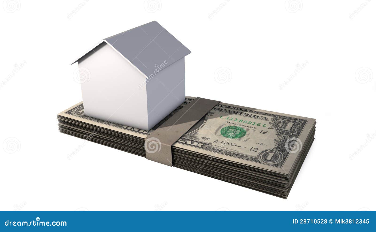 House and money stock illustration. Illustration of house - 28710528