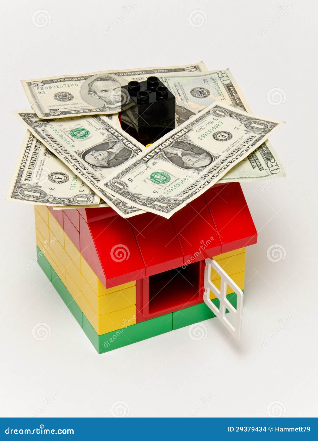House and money stock photo. Image of house, colorful - 29379434