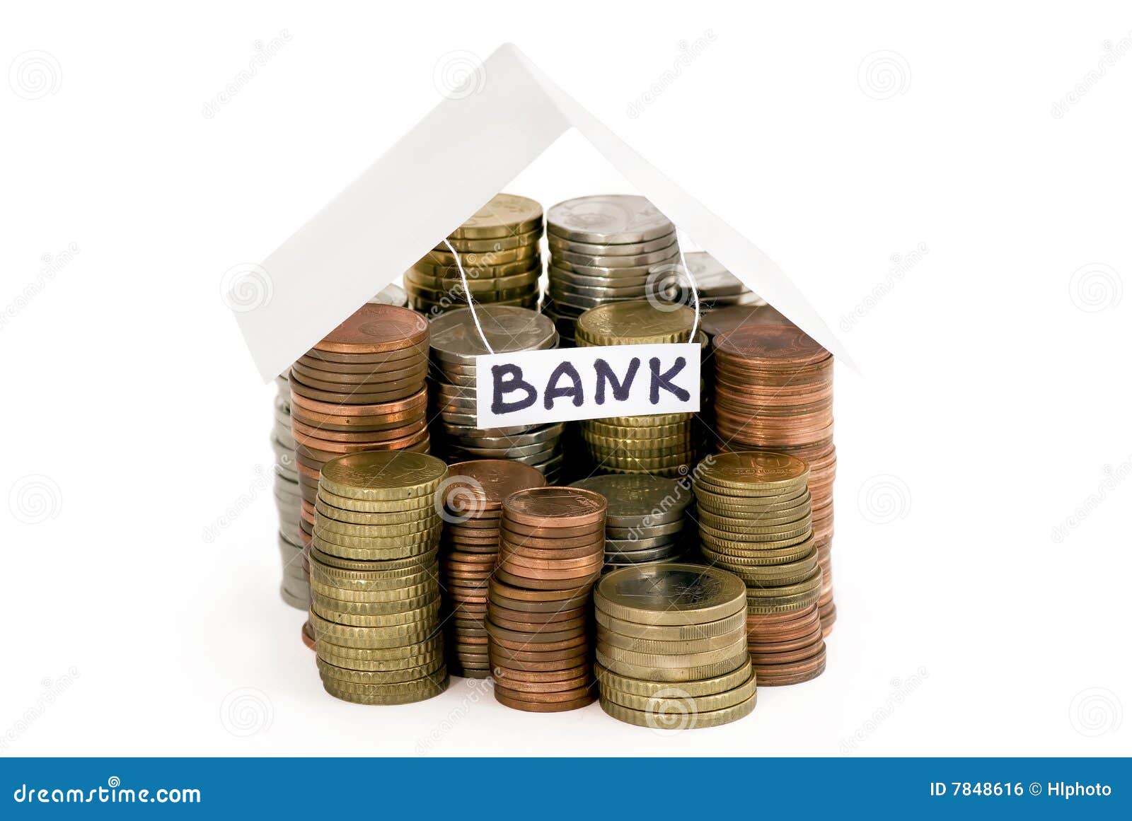 House of Money - the Bank stock photo. Image of currency - 7848616