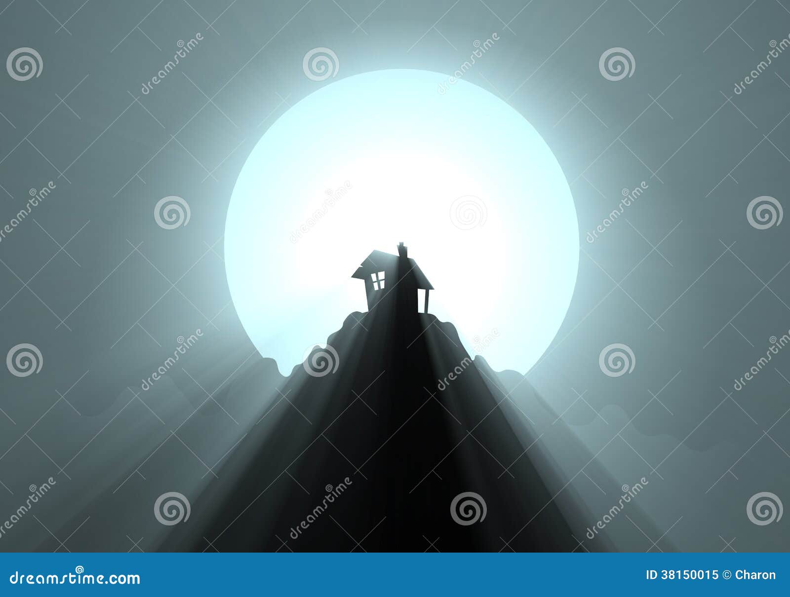 Nightmare Environment Abstract Concept Art Royalty-Free Stock Image ...