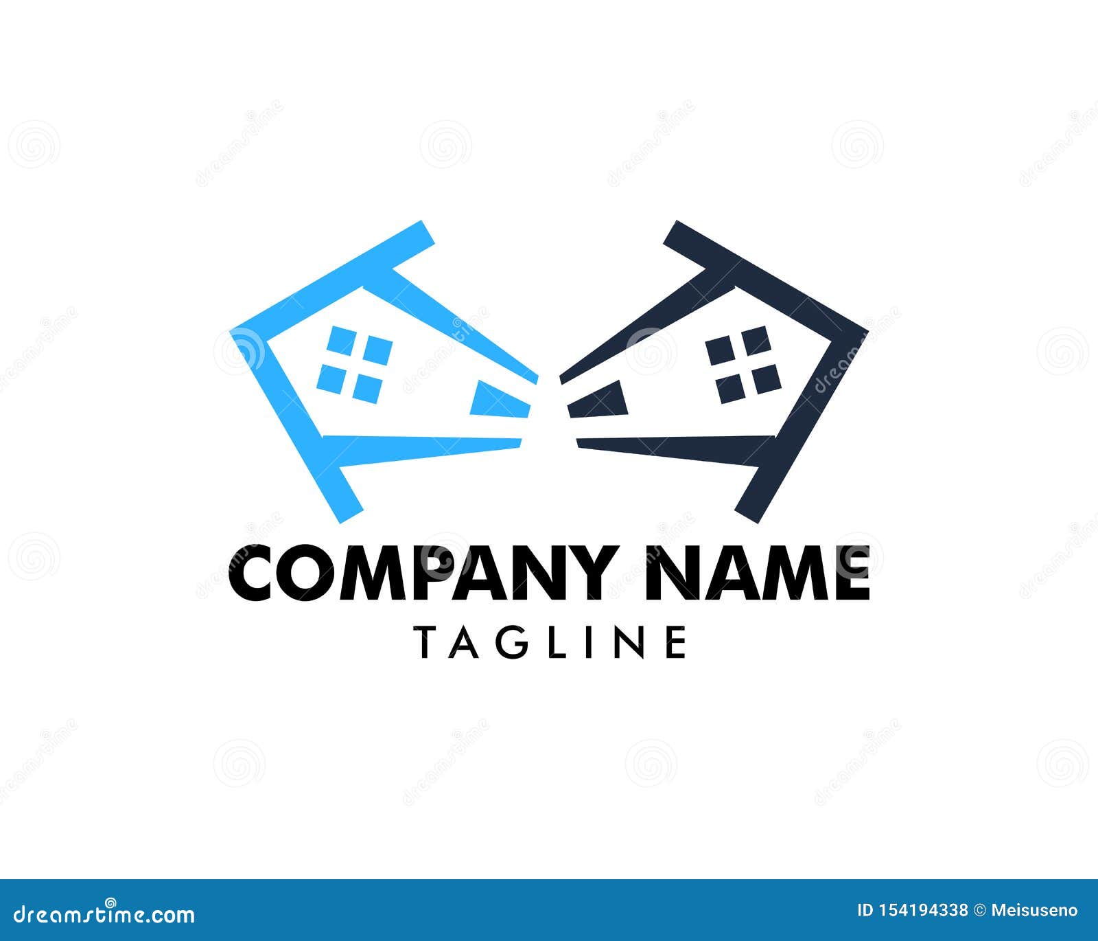 House Moving Logo Design Template Stock Vector - Illustration of estate ...