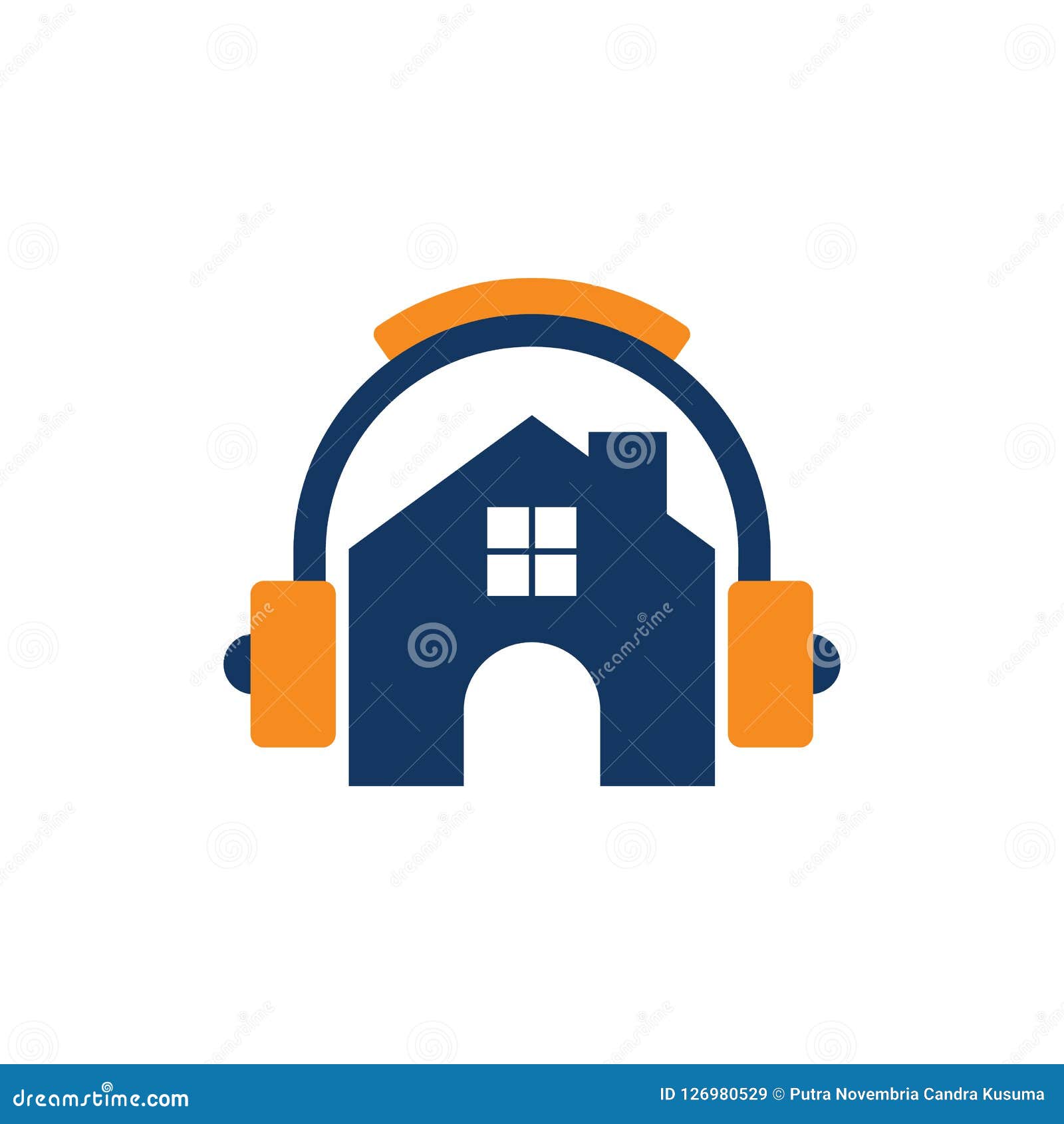 House Music Logo Icon Design Stock Vector - Illustration of element ...