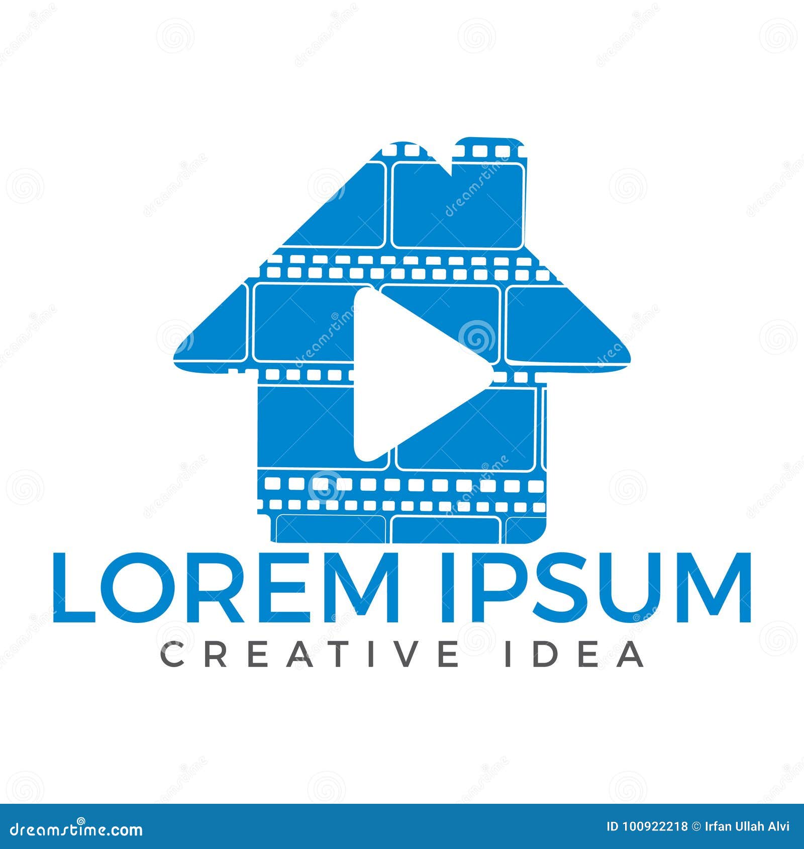 House Music Logo Template Vector Design. Stock Vector - Illustration of ...