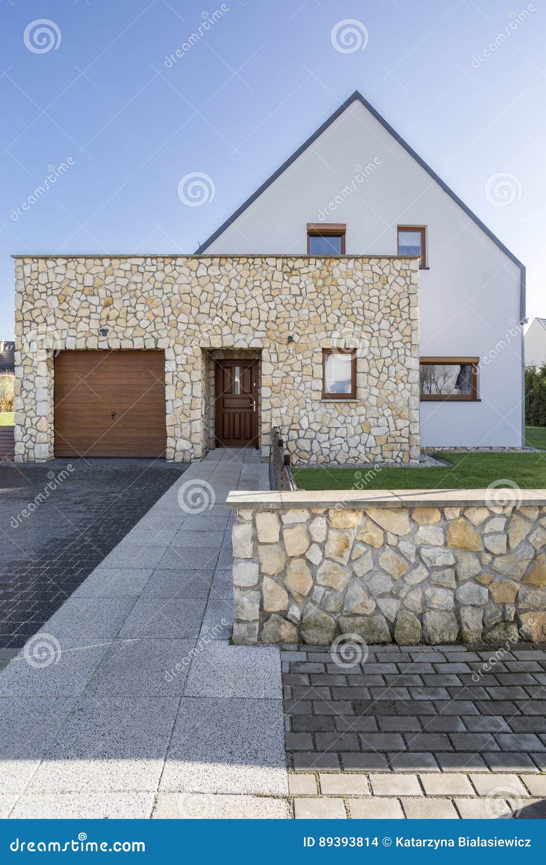 Stone Elevation Wall Tiles For Wall Art Royalty-Free Stock Photography ...