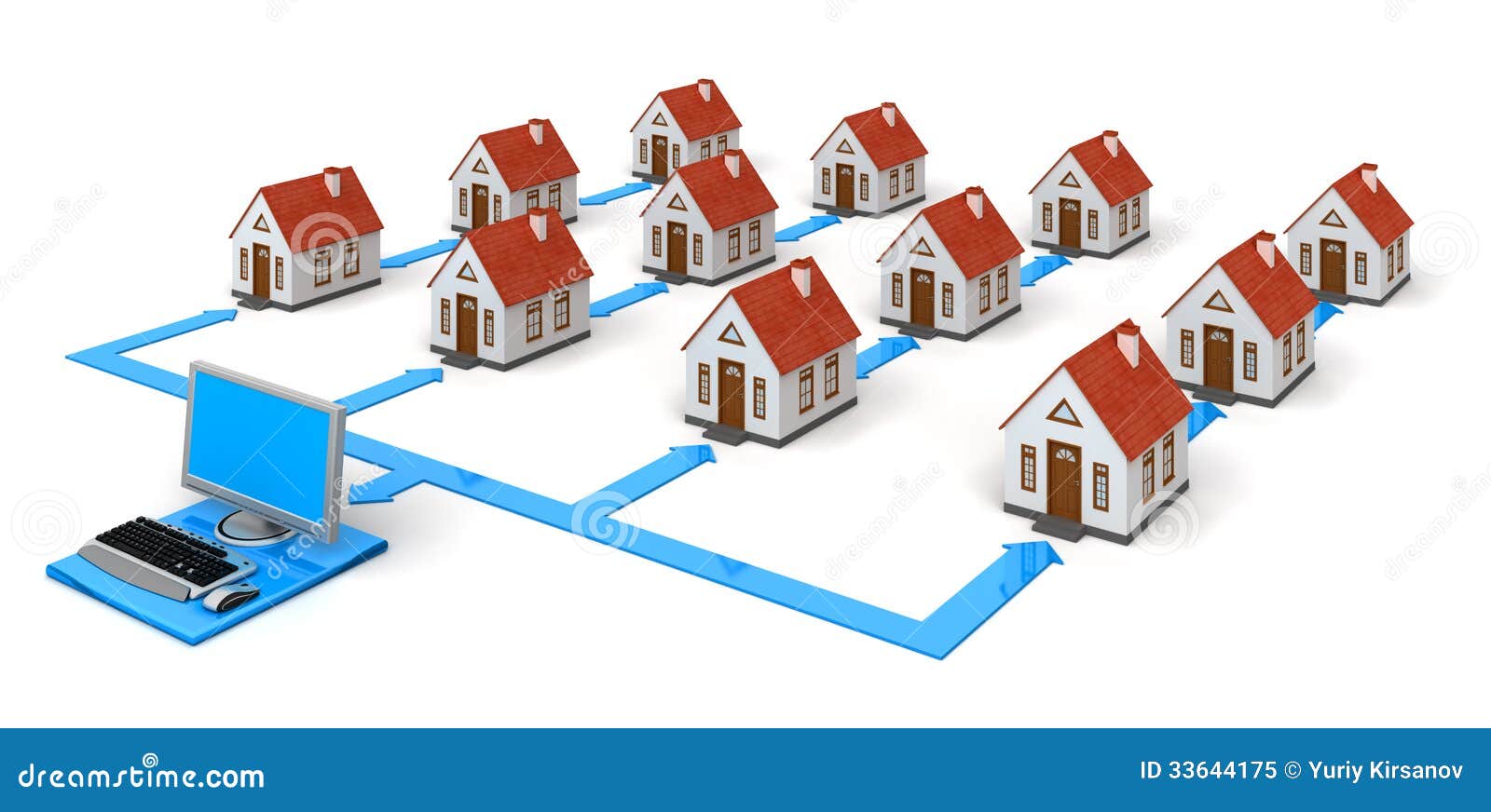 House Network Stock Illustrations – 45,982 House Network Stock ...