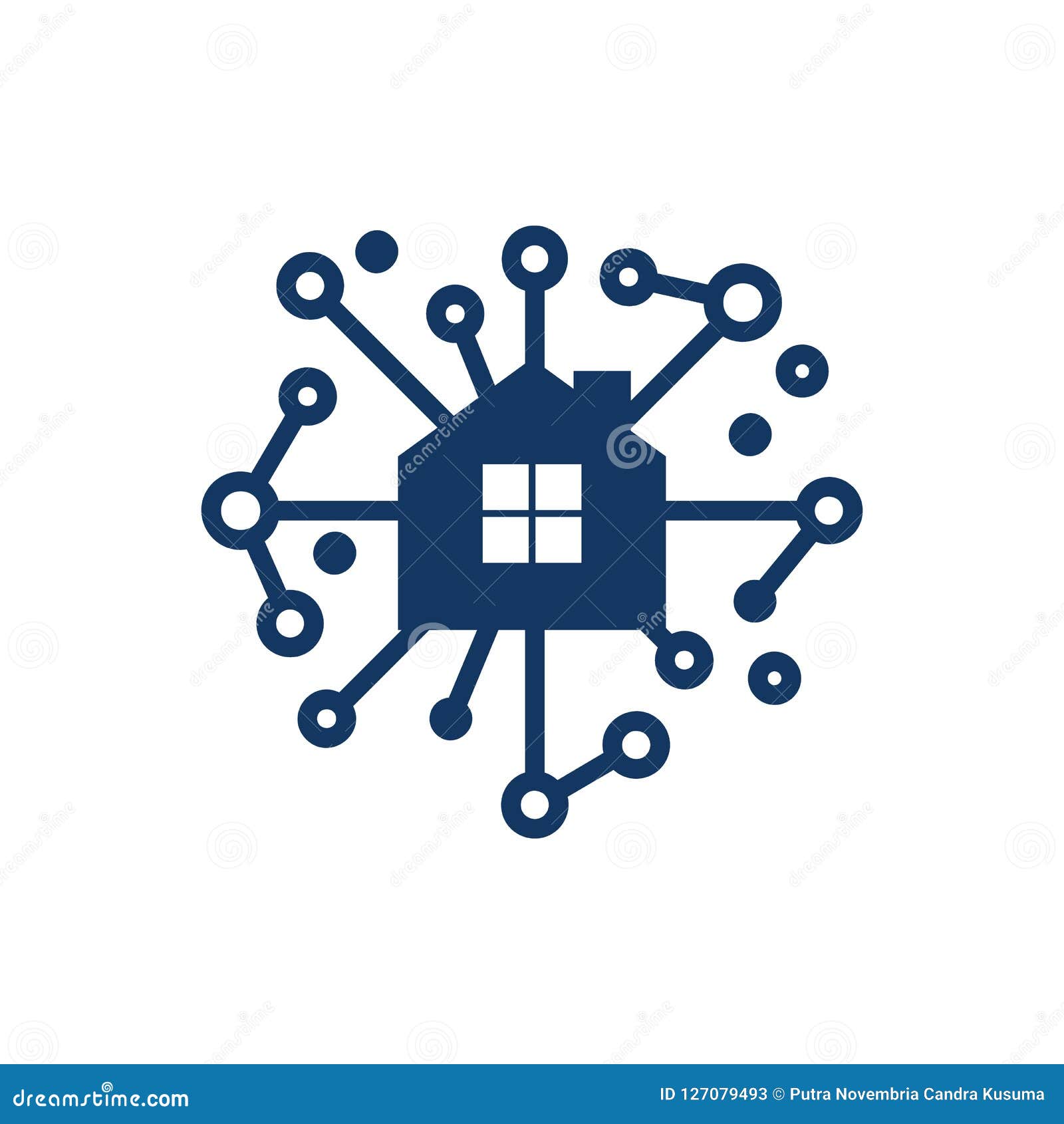 House Network Logo Icon Design Stock Vector - Illustration of estate ...