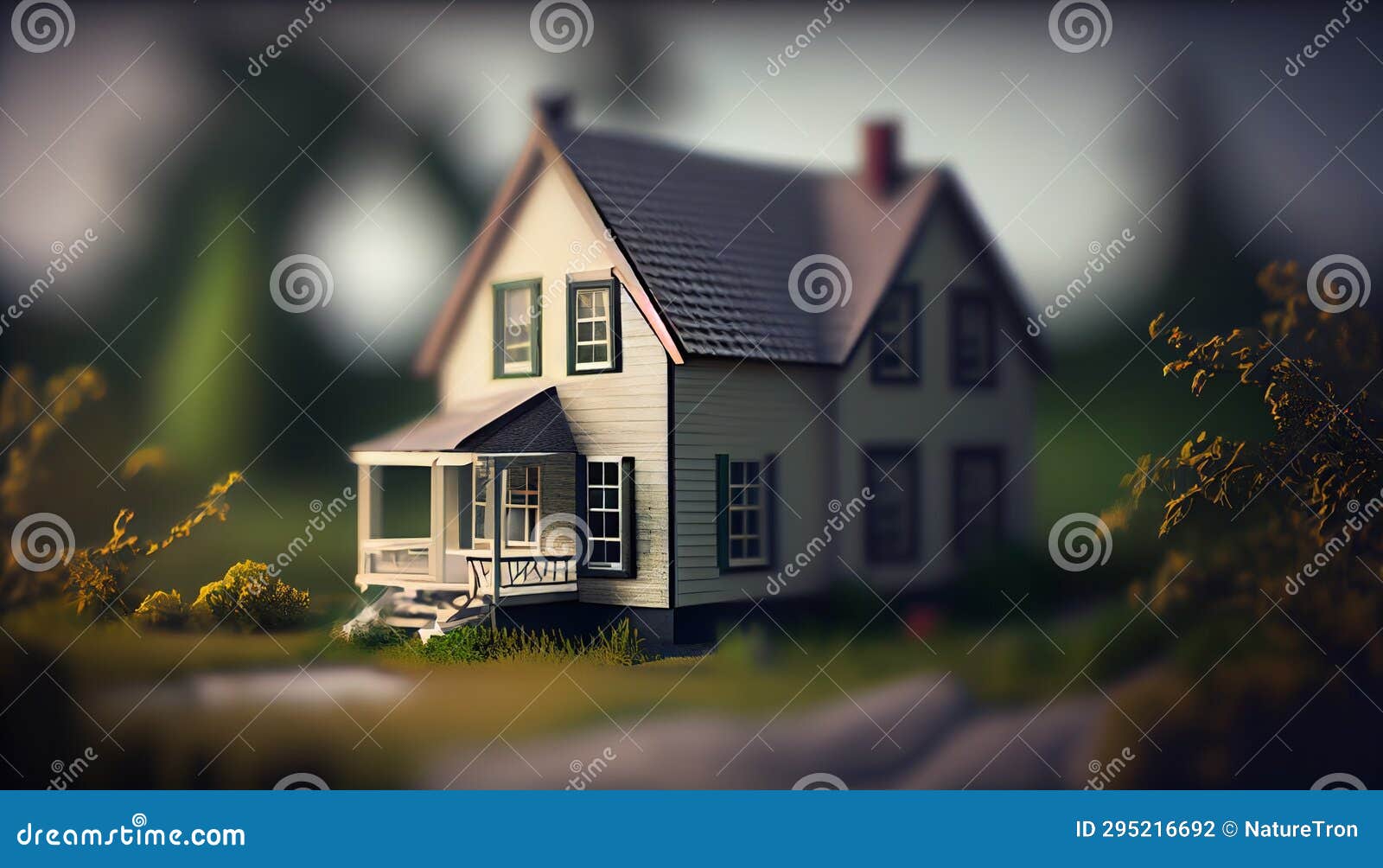 Houses in the Night House in the Night Stock Illustration ...