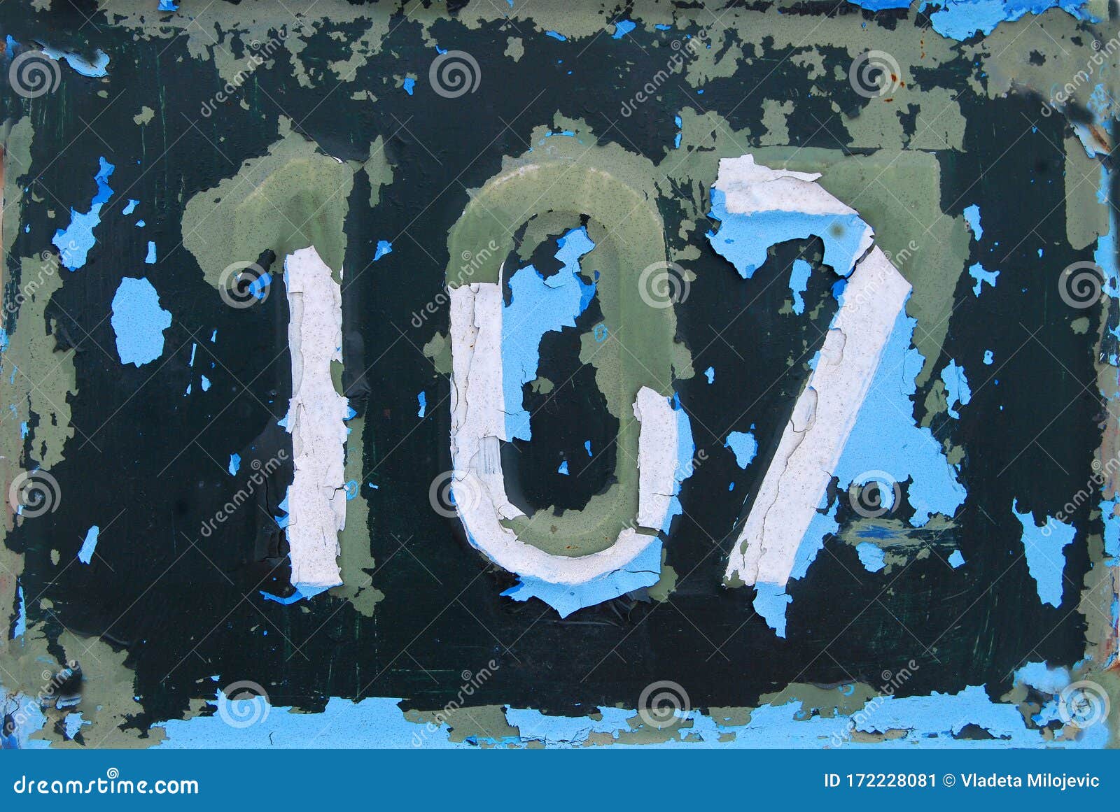 House number 107 stock illustration. Illustration of ancient - 172228081
