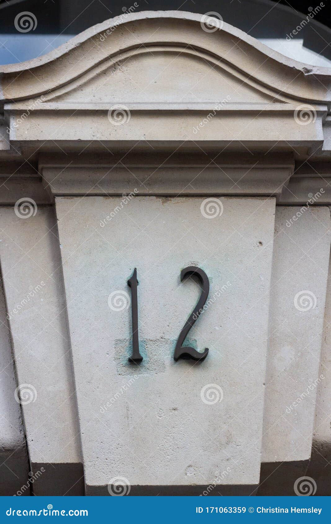 House number 12 stock image. Image of mantelpiece, door - 171063359