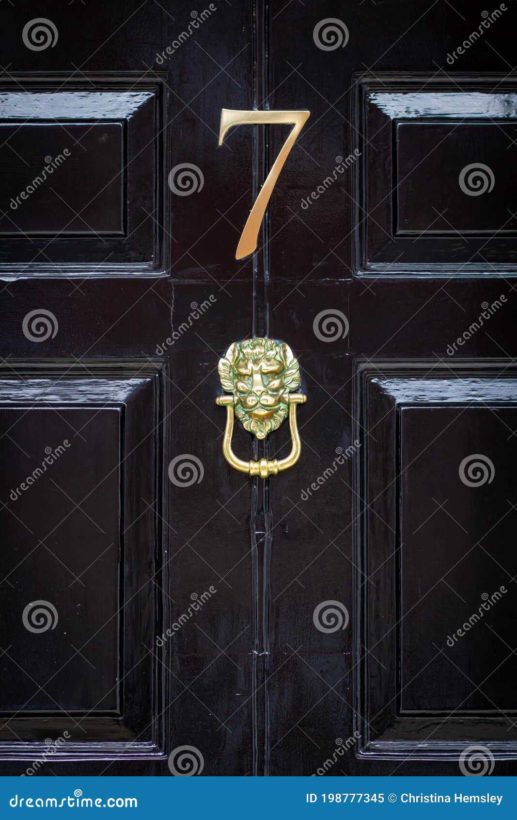 House number 7 stock image. Image of vintage, digit - 198777345