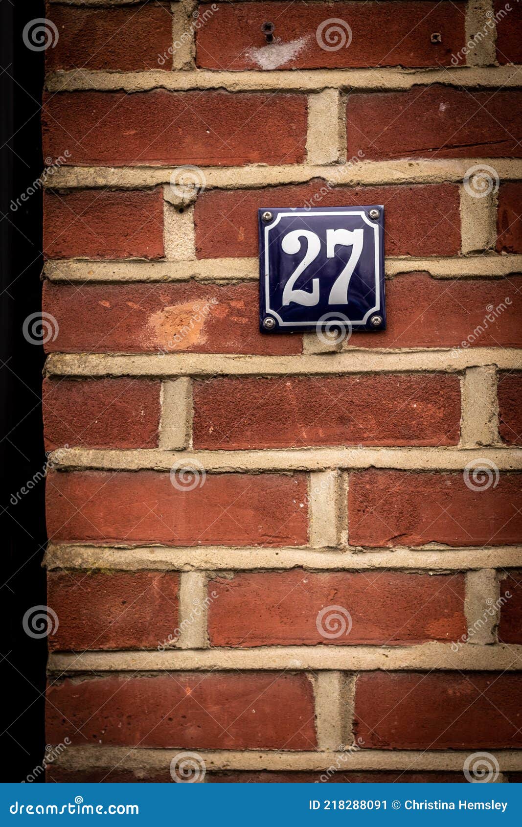 House number 27 stock image. Image of figure, wood, enamel - 218288091