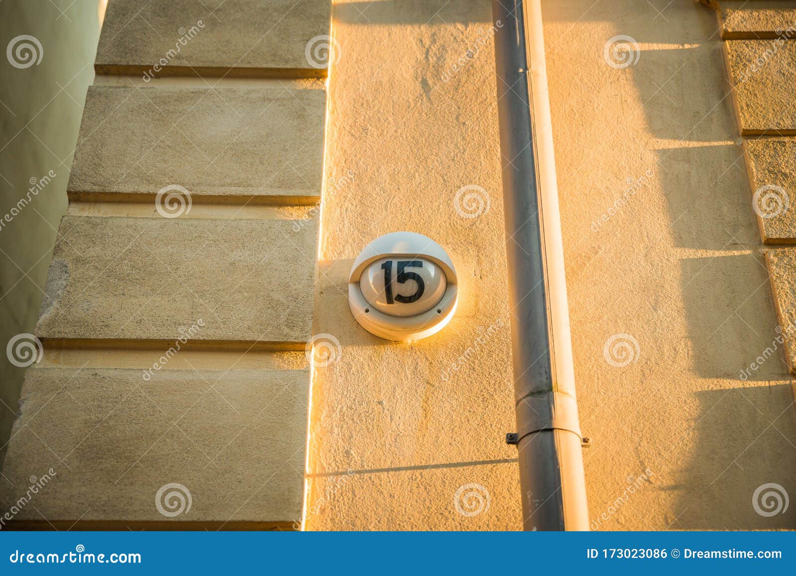 House Number on the Building. Stock Photo - Image of security, metal ...