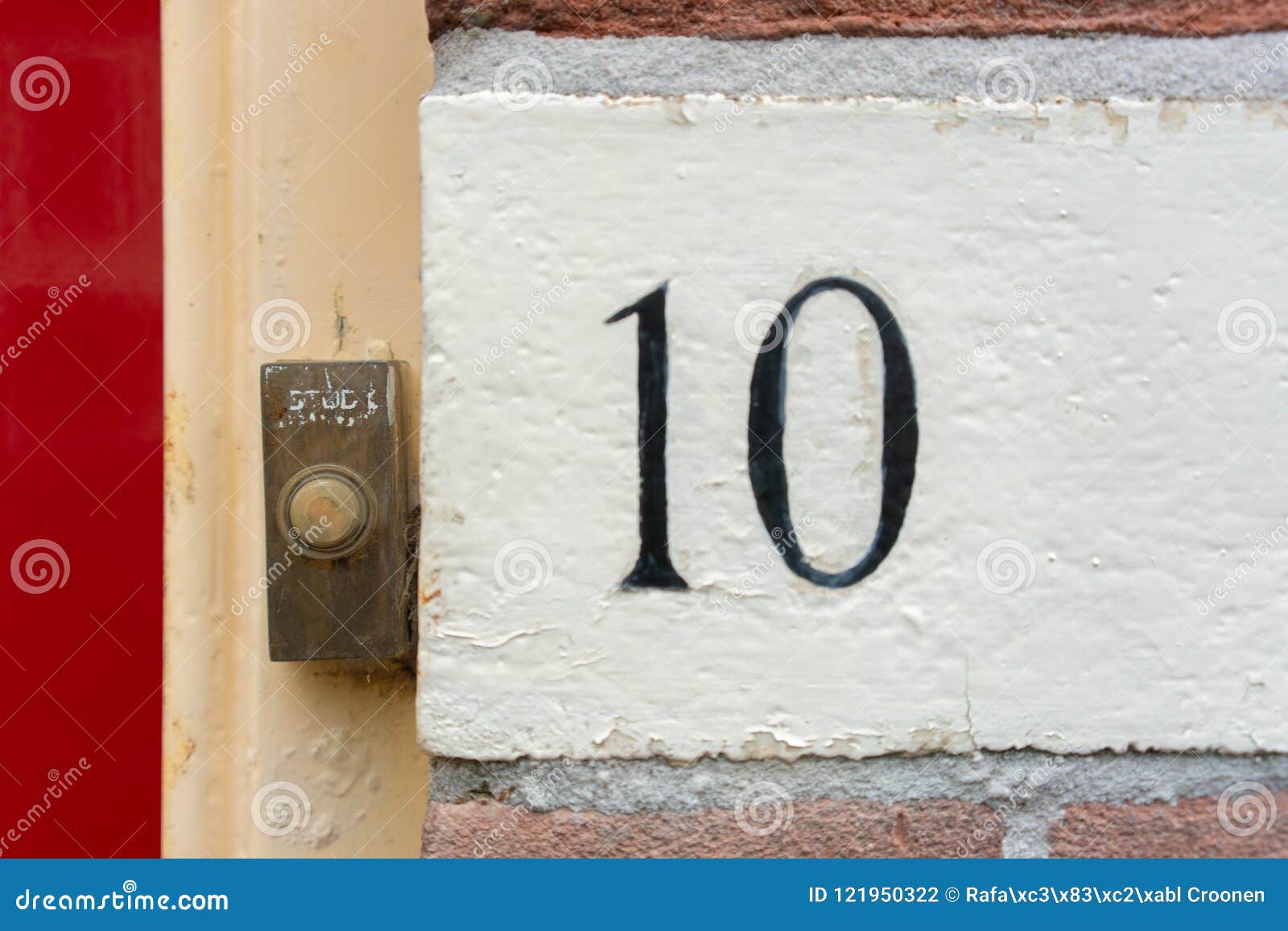 House number 10 stock photo. Image of design, arab, outside - 121950322
