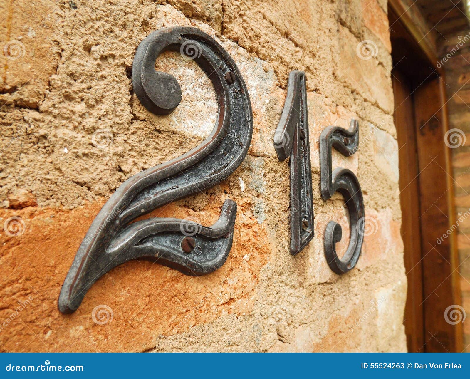 House number 215 stock image. Image of - 55524263