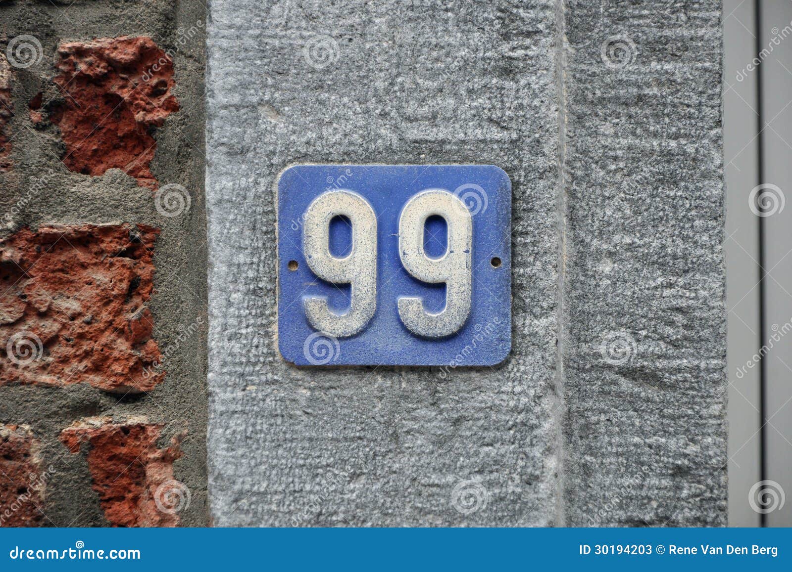 Number Ninety-nine stock image. Image of graphic, color - 30194203