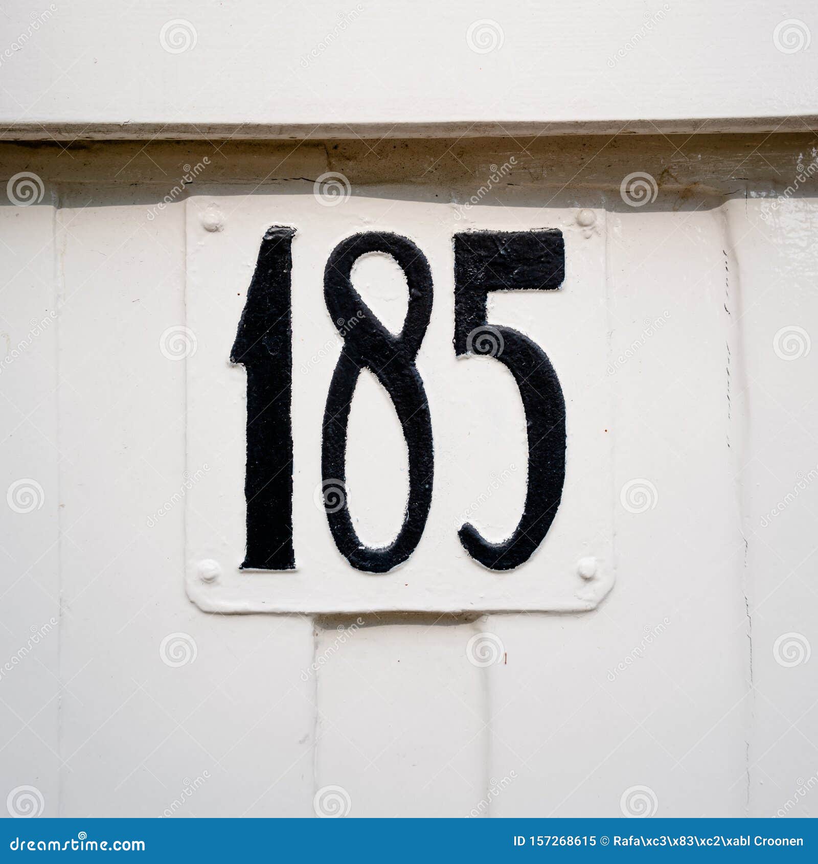 House number 185 stock image. Image of home, symbol - 157268615